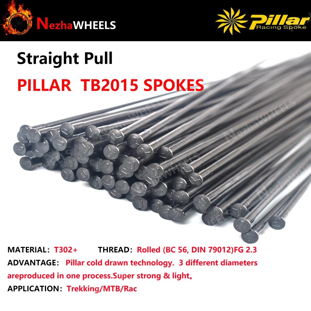 12 шт. спицы PSR TB2015 из нержавеющей стали черные 292mm