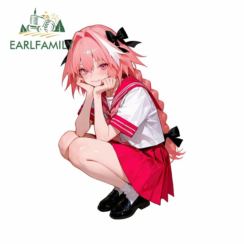 EARLFAMILY женский мальчик Astolfo автомобильные наклейки очаровательные аниме граффити дизайн наклейки устойчивые к царапинам прочный винил автомобильный Стайлинг 20cm