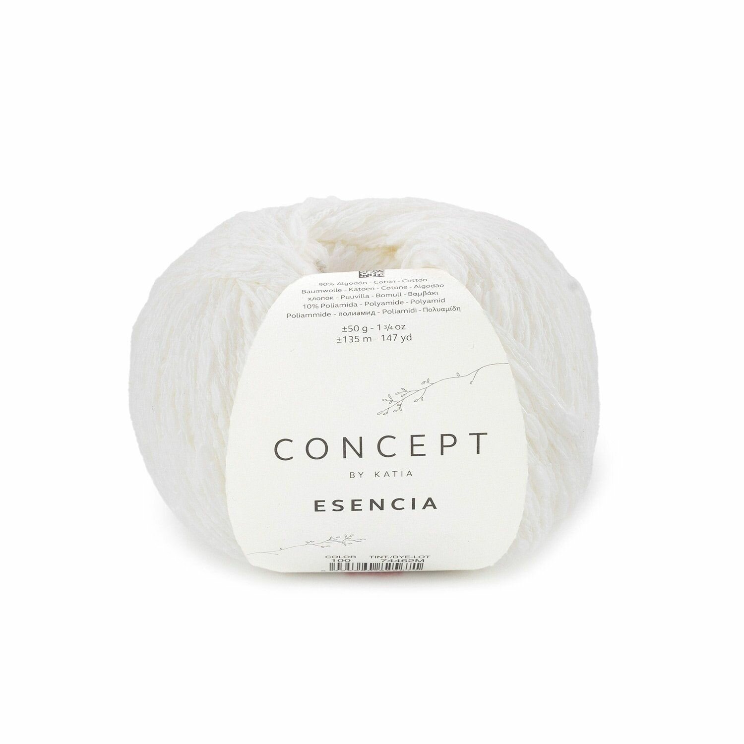 Пряжа для вязания Concept by Katia Esencia (100 Ecru)