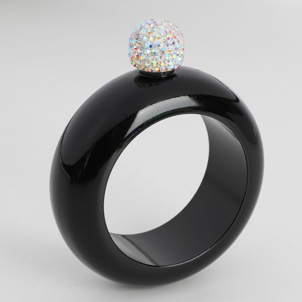 Браслет-фляжка из высококачественной нержавеющей стали! Диаметр внутреннего кольца составляет 69 мм