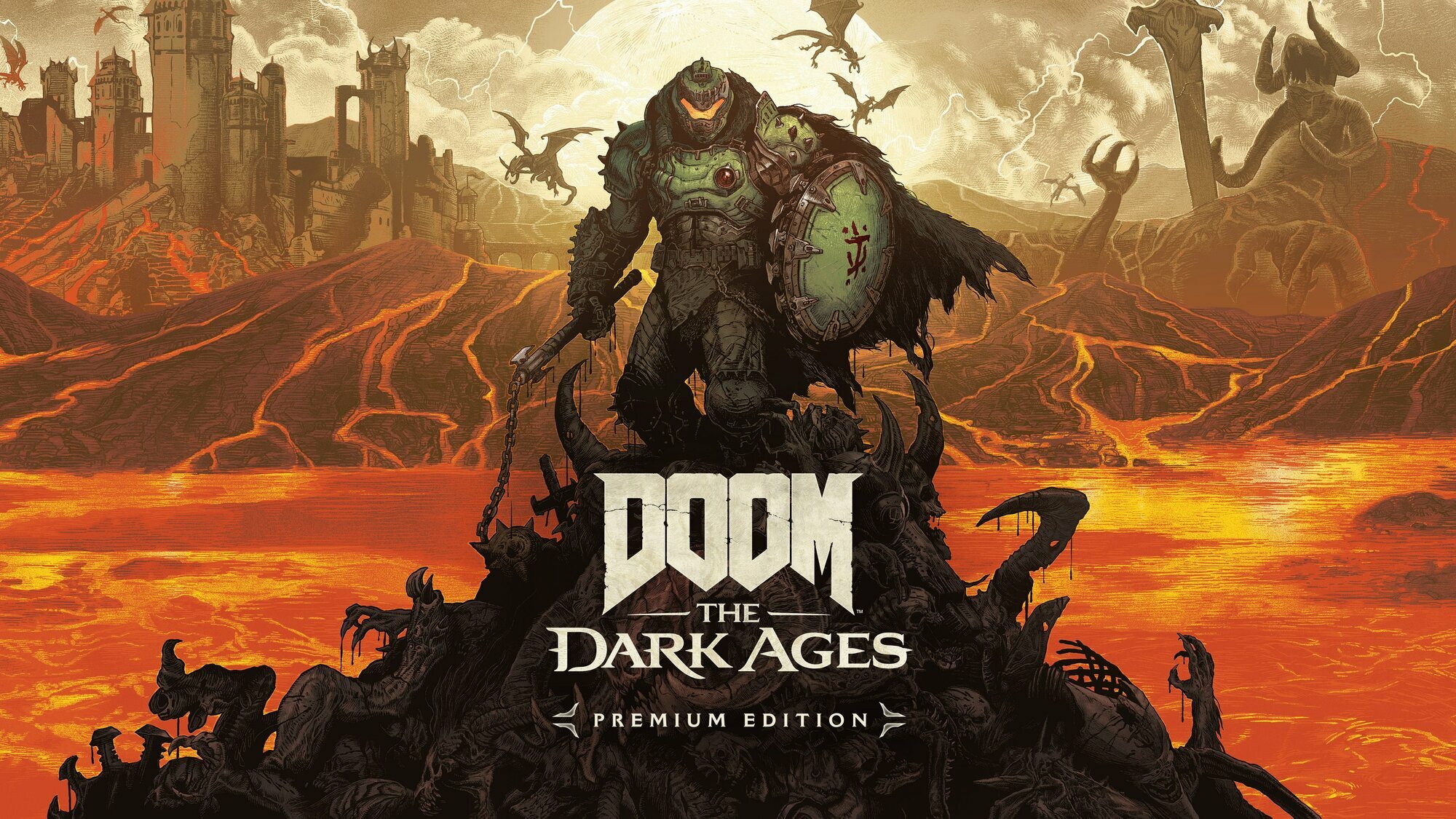 Игра DOOM: The Dark Ages Premium Edition, цифровое издание PlayStation 5, регион Турция / код пополнения баланса
