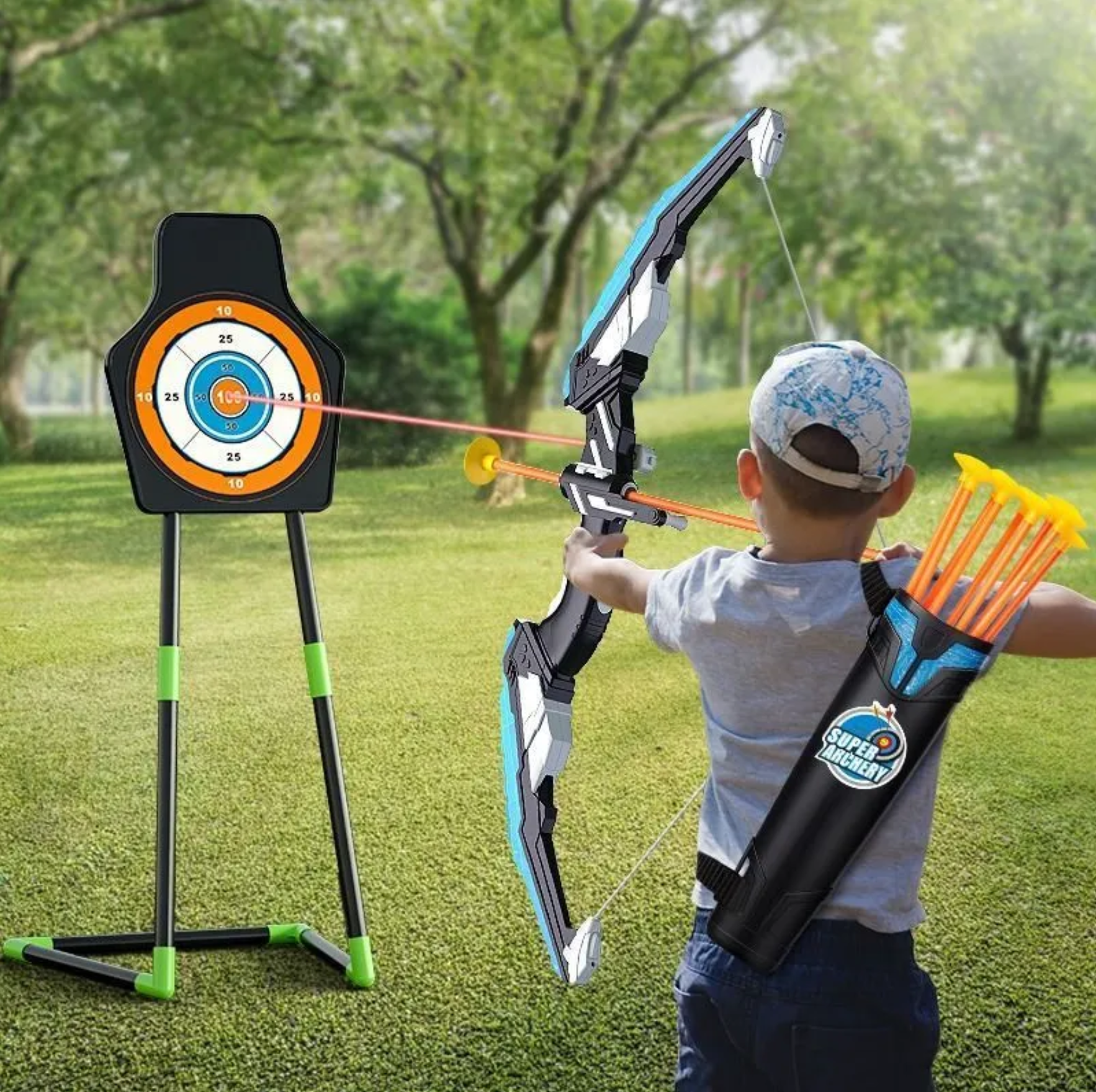 Детские игрушки с луком и стрелами