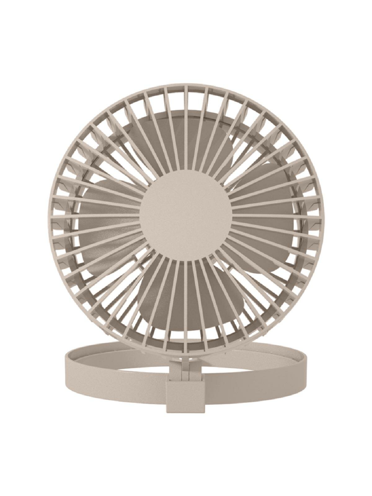 Desk Fan 6-Inch Quiet Small Table Fan USB Powered Portable Foldaway Fan Adjustable Angle 2 Speed Mini Room Personal Fan