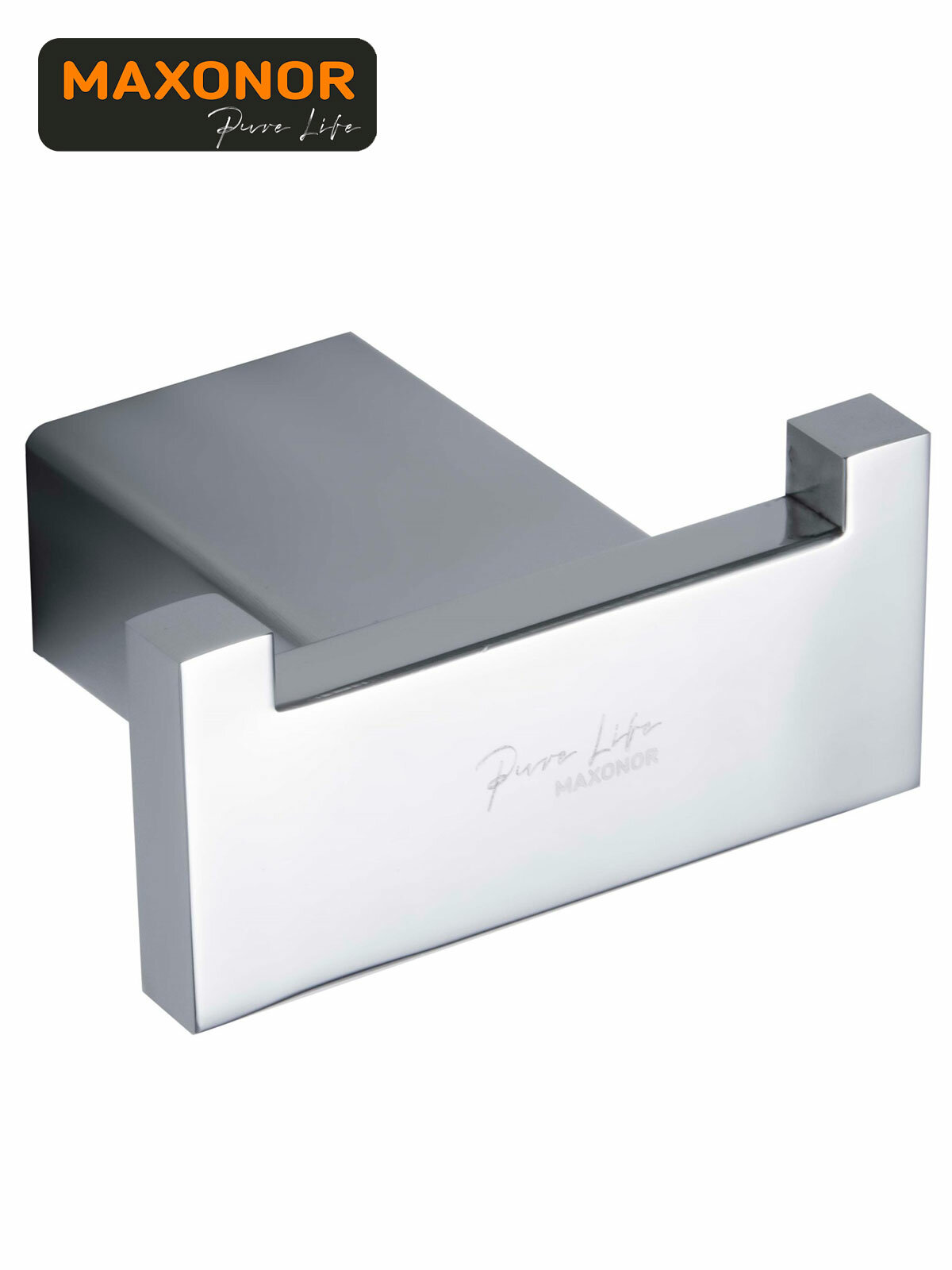 Крючки для ванной Maxonor PURE LIFE ALMA PL1805-2 белый матовый Нержавеющая сталь