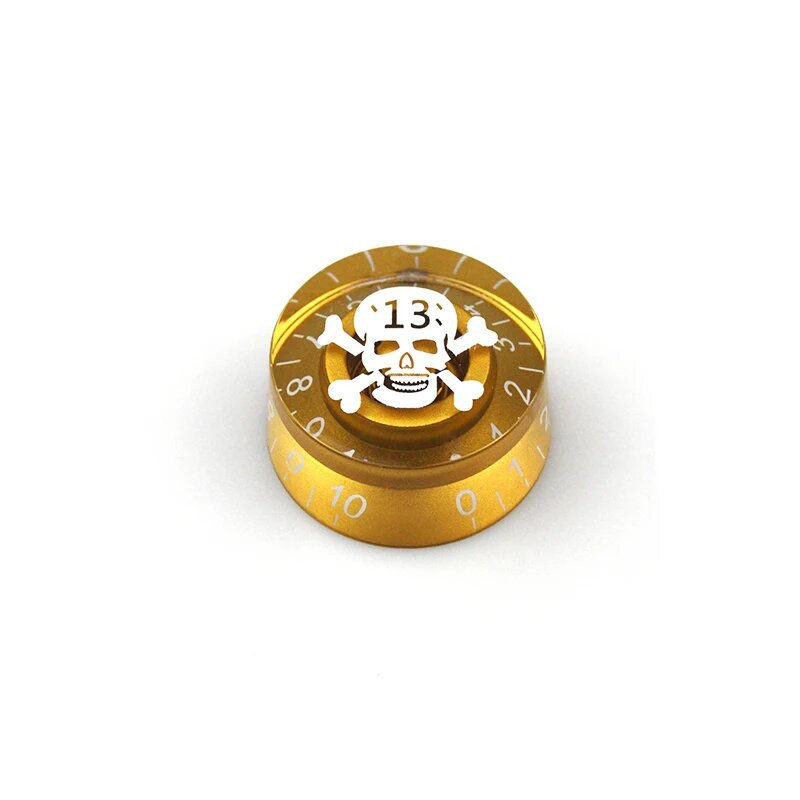 Аксессуары для гитары Light Music XN0023 черные ручки скорости из акрила 2/4 шт Gold x 2pcs
