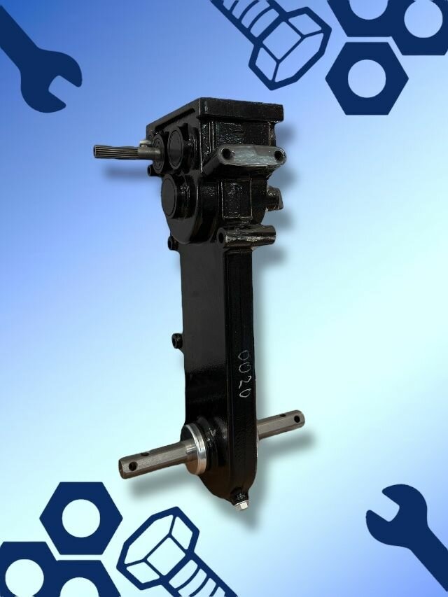 Редуктор для мотоблока 2/1 скорости, цепной, чугунный, Z-19