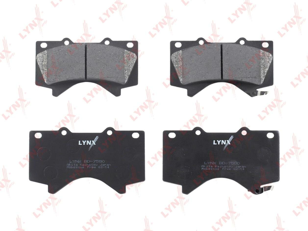 Lynx колодки тормозные пер toyota land cruiser (j200) 08- bd7580