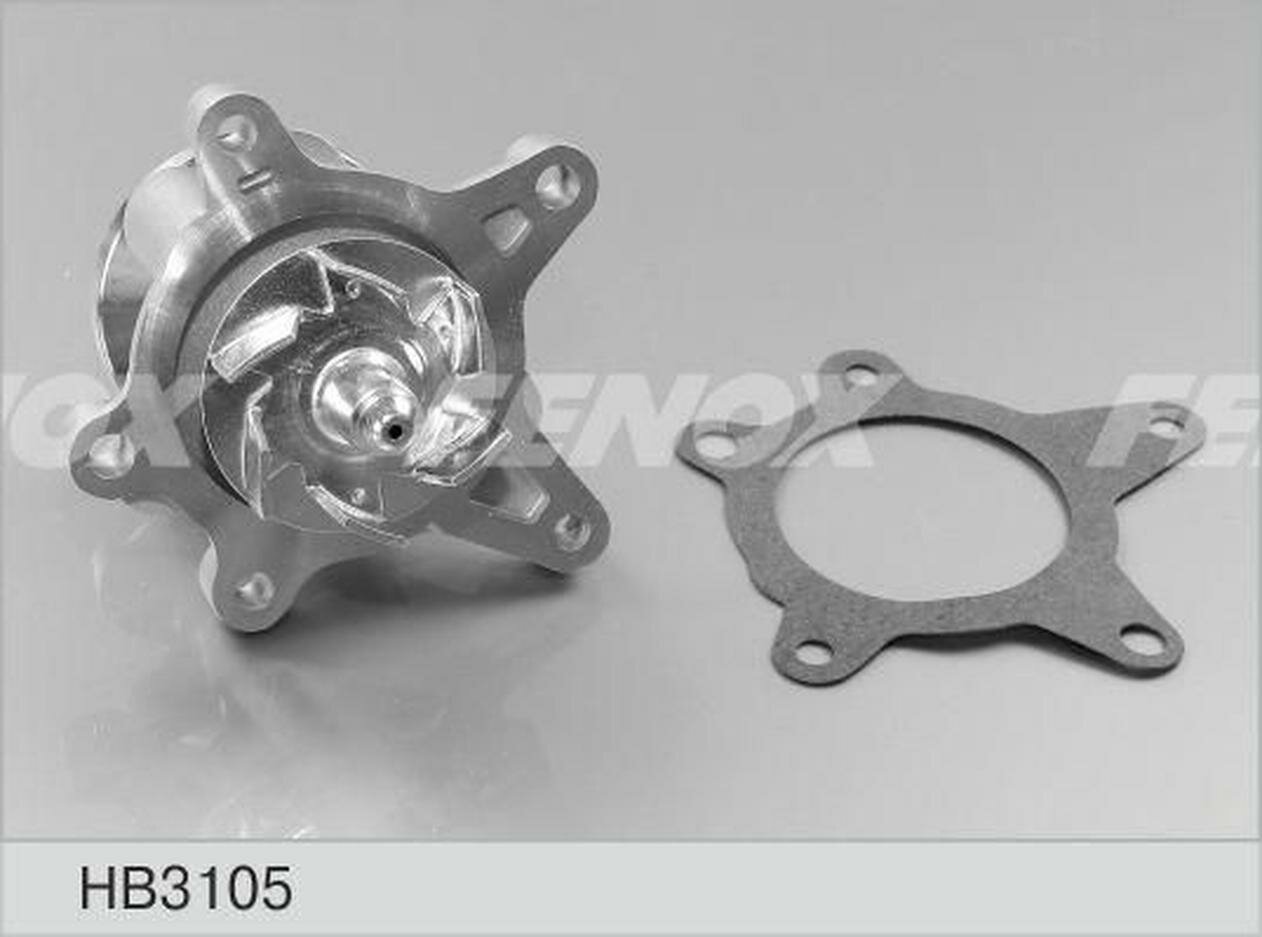 Fenox насос водяной hyundai solaris, i20, i30, i40, kia ceed, venga, rio iii 09- hb3105