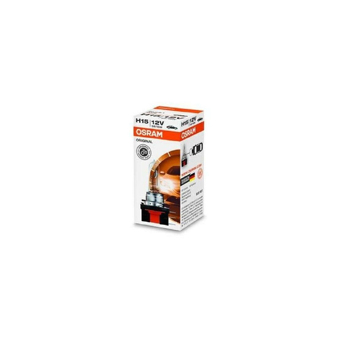 Osram лампа головного света snap in lite h15 12v 15, 55w 3200k 1шт. 64176