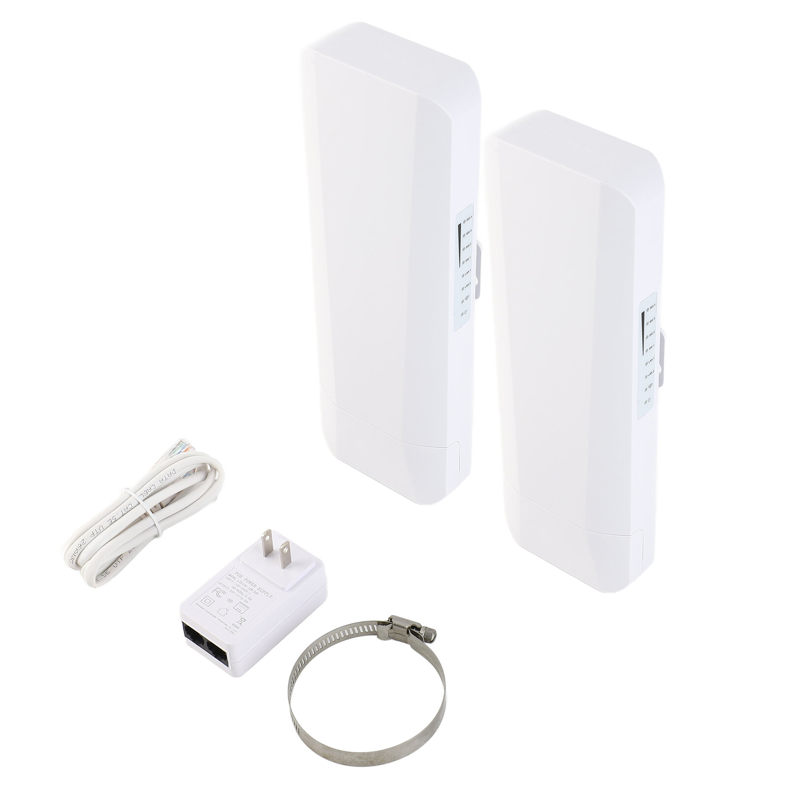 Беспроводной мост для камер наружного наблюдения и безопасности 5,8G Лифт без проводов Беспроводной мост Простая настройка Высокопроизводительные сетевые адаптеры Powerline Наружная точка доступа Беспроводная точка доступа