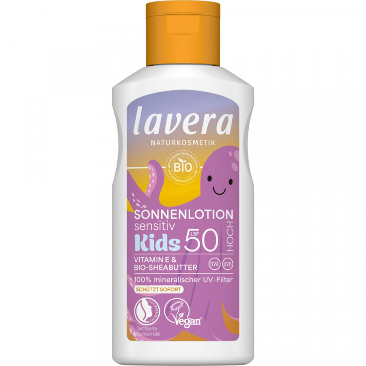 LAVERA Солнцезащитный БИО лосьон для детей SPF 50 100 мл