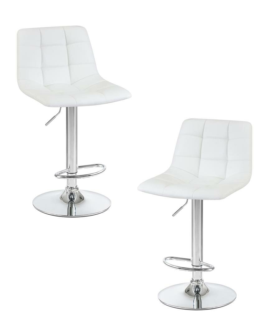 Стул барный DOBRIN Набор 2 шт Стул барный DOBRIN TAILOR, белый арт. LM-5017-N_CH-M_EL-white