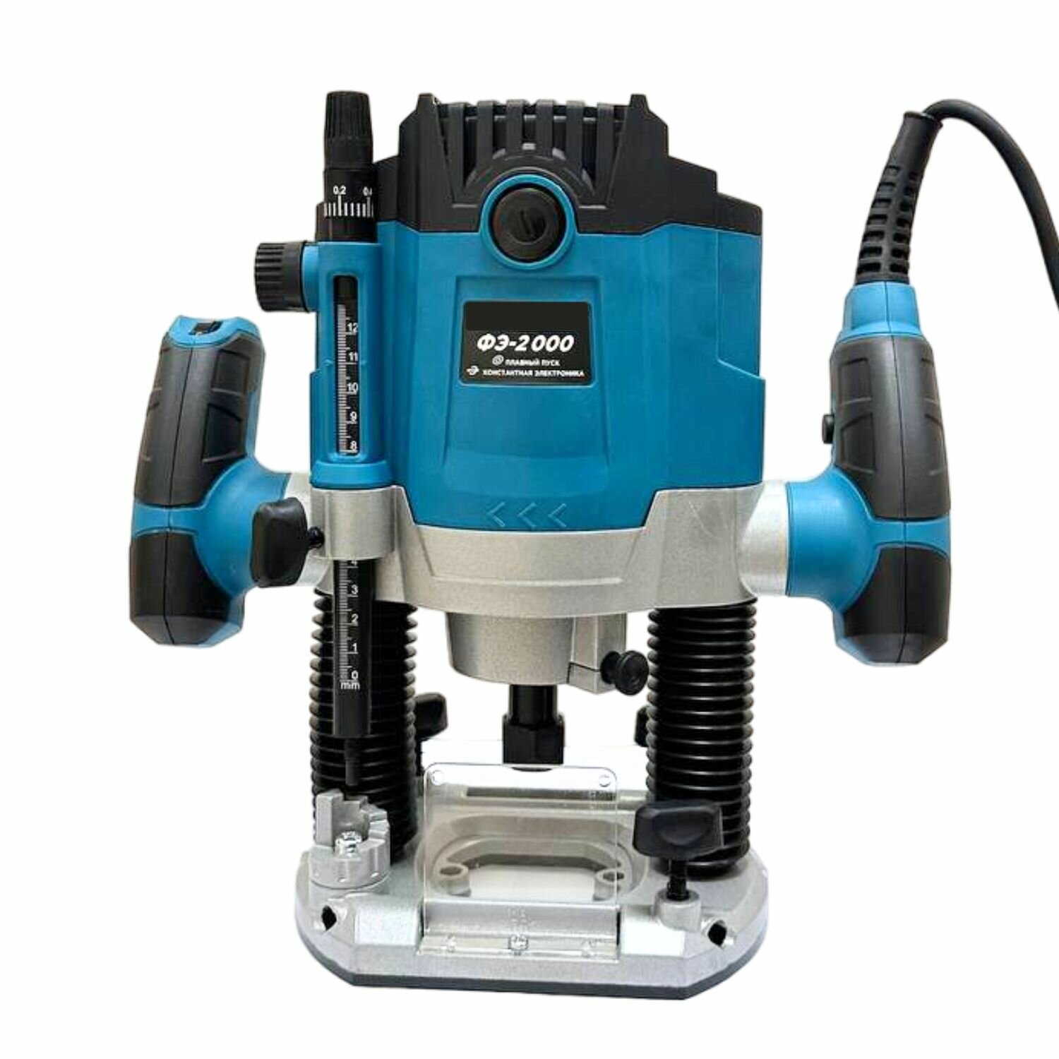 Фрезер по дереву электрический INKAM RE-2000C константная электроника, плавный пуск, регулировка оборотов (2000Вт, 6000-20000об/мин, 6/8/12мм цанга)