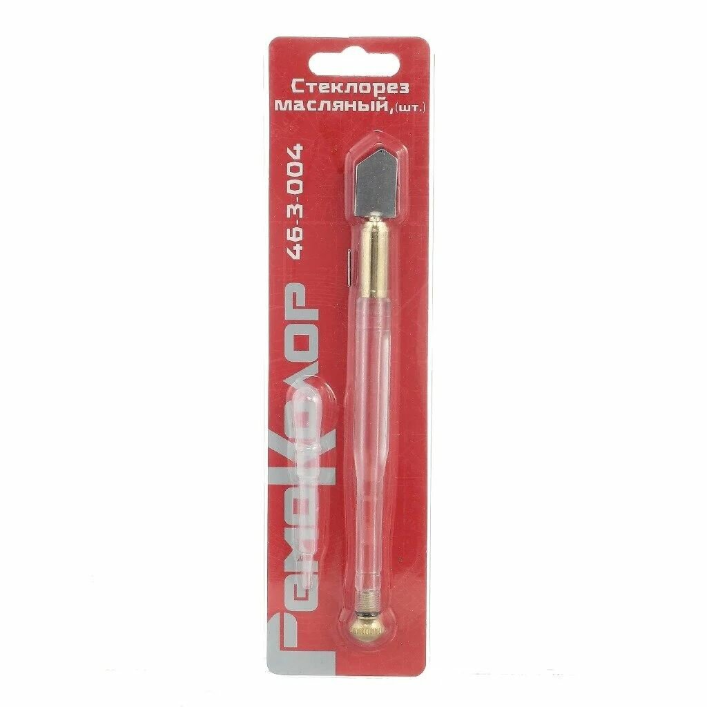 Стеклорез масляный РемоКолор 46-3-004, для стекла, Китай, профессиональный инструмент