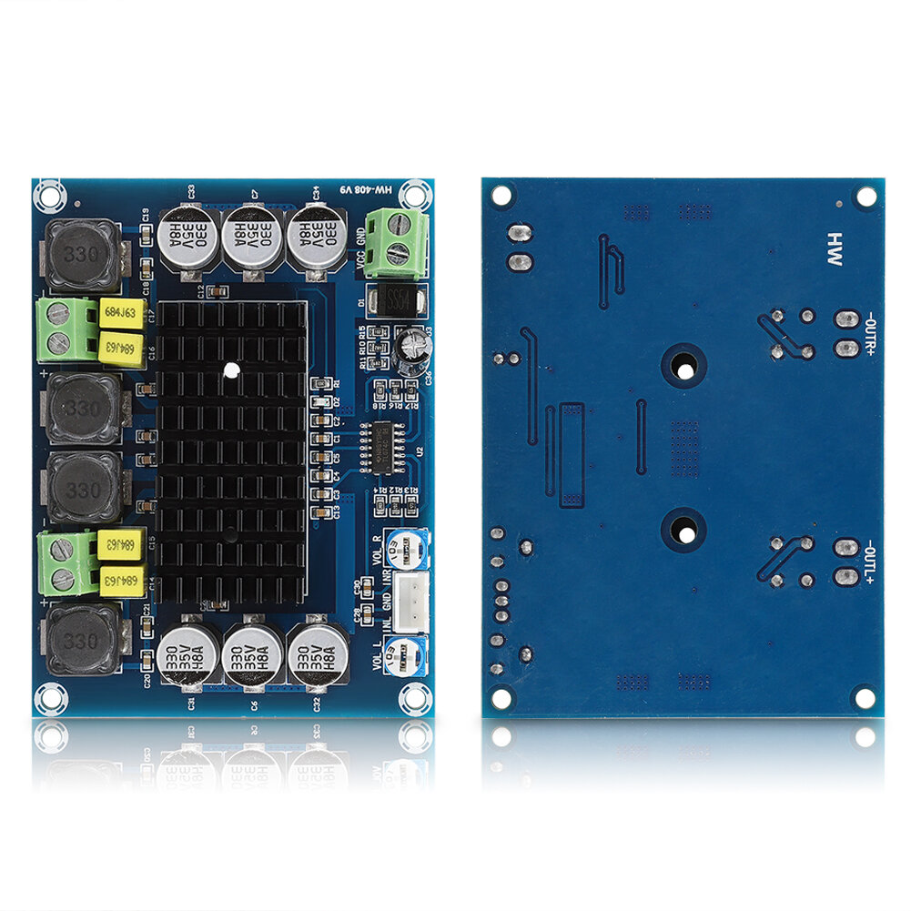 Усилитель мощности HW-408 TPA3116D2 с двумя каналами для DIY проекта, цифровая схема