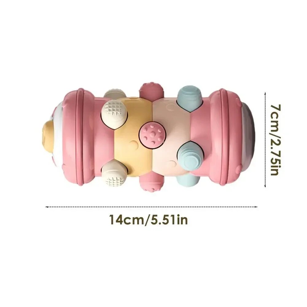 Детская погремушка Juguetes Bebe пчела caterpillar pink