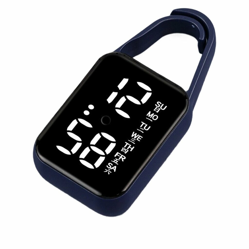 Квадратные настенные часы-Чернильно-Синий