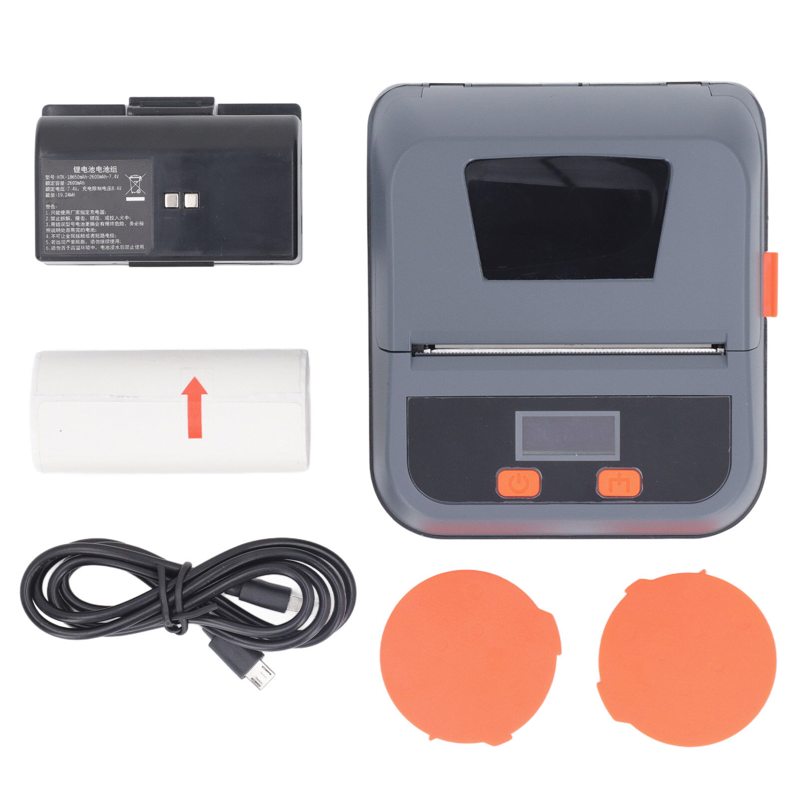 Беспроводной принтер этикеток, IP54, Bluetooth, термопечать 80мм