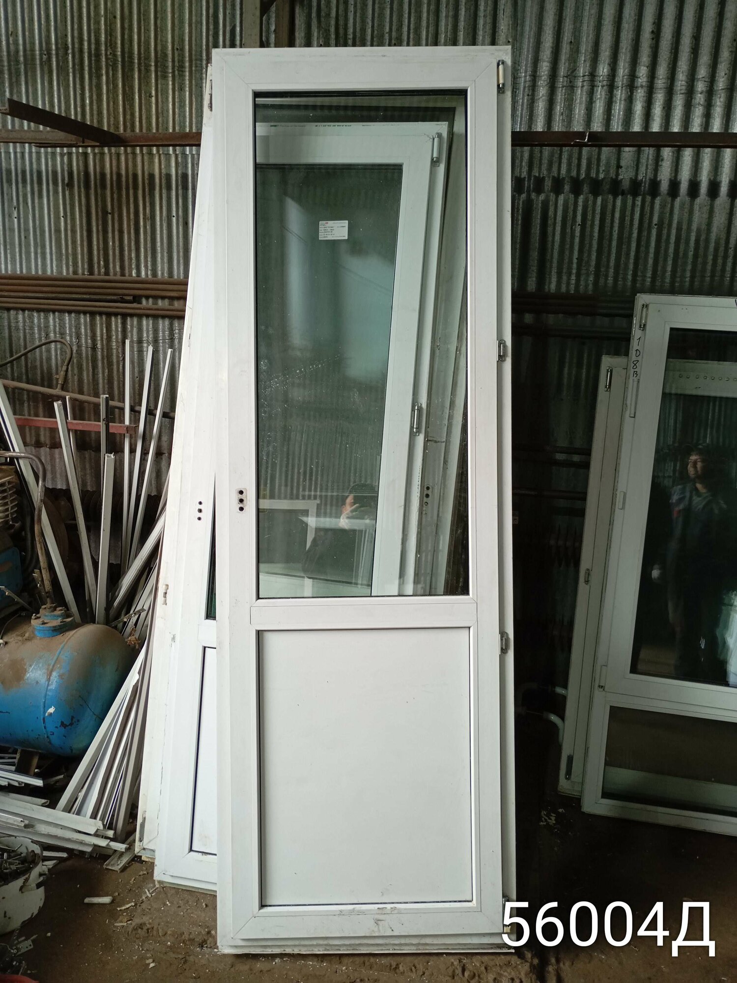 Двери Пластиковые Б/У 2340(в) х 780(ш) Балконные