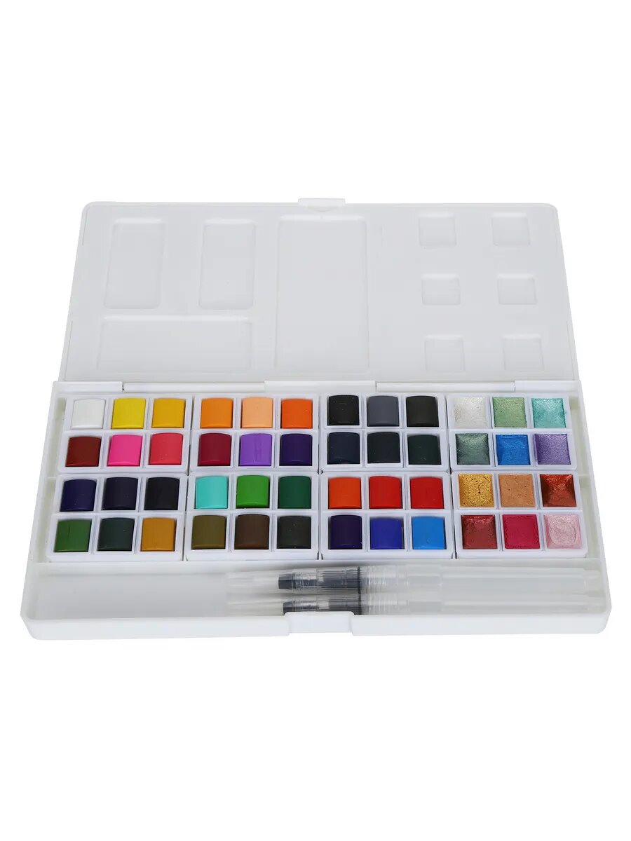 Набор акварельных красок для дома и улицы, яркий цвет,