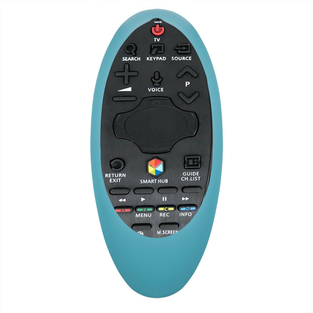 Soft Silicone Case Cover Shell for Samsung TV BN94-07557 A07469U A55 H6400J Remote Blue
