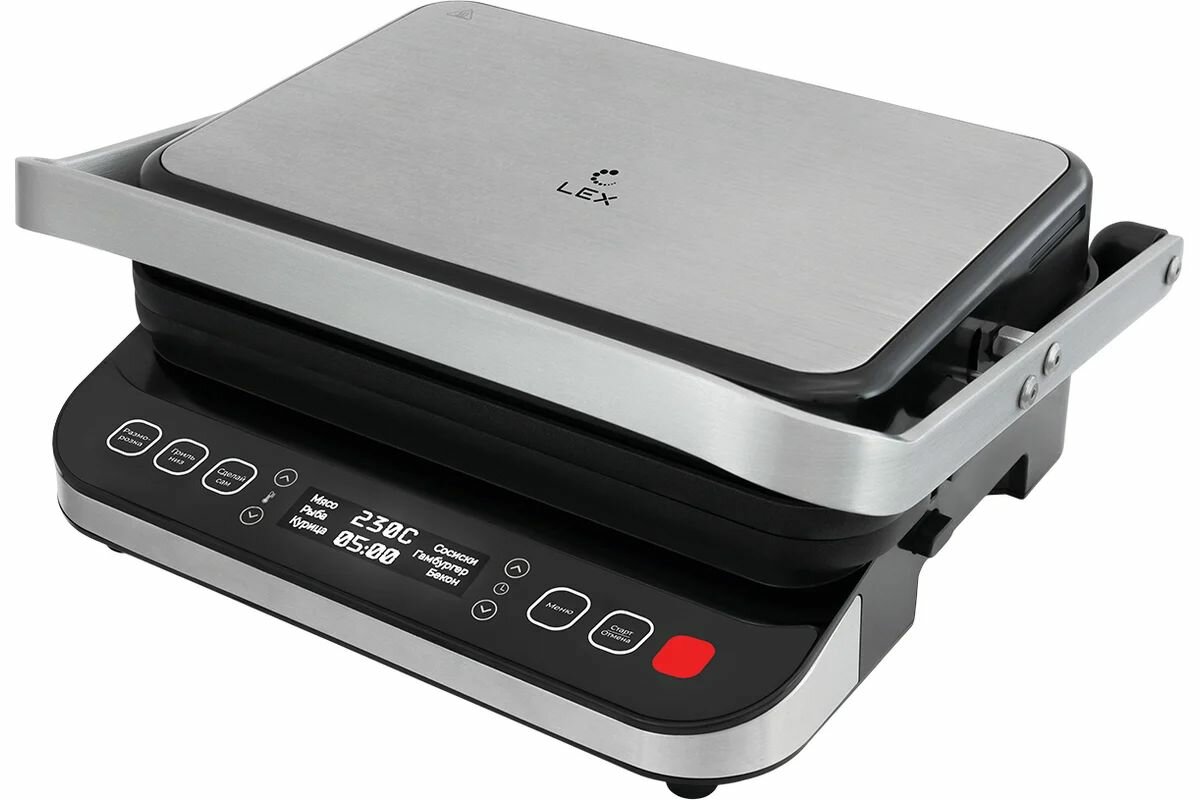 Электрический гриль Lex Lxgr 5005 черный