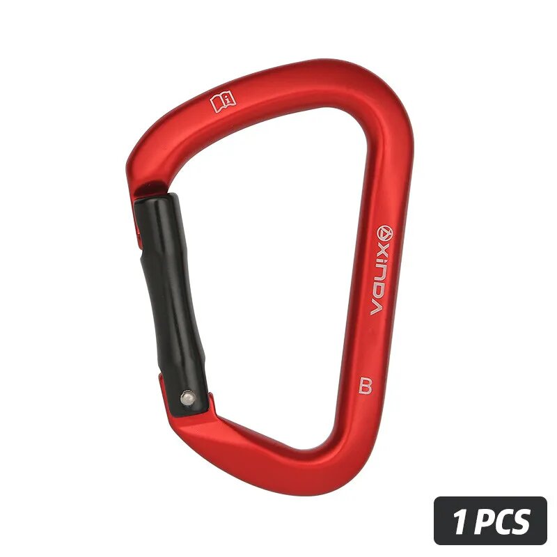 XINDA Профессиональные карабины для скалолазания Красный, D Red
