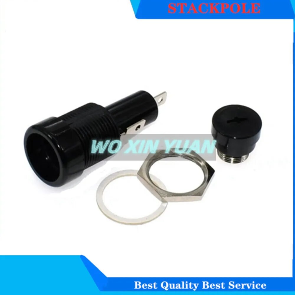 Держатель предохранителя 10*38 мм R3-41, держатель предохранителя 30A 600 В, монтаж на панели, высокая точность и высокая термостойкость, бакелитовые коробки предохранителей