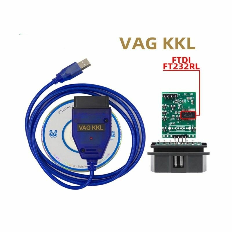 Подходит для Audi Volkswagen, Vag409 с FT232RL KKL VAG-COM for409.1 BYOBDII