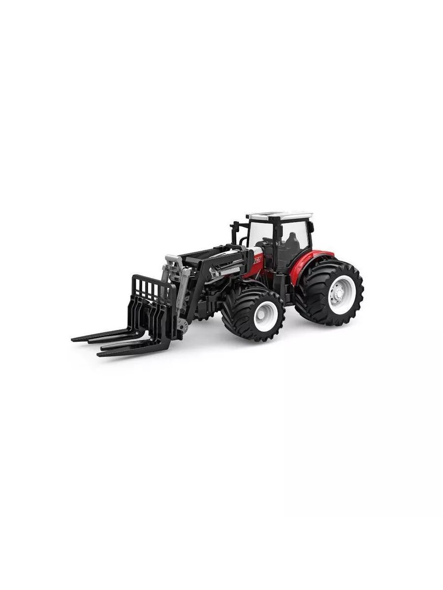Трактор Korody KR6633K, с вилочным погрузчиком, масштаб 1:24