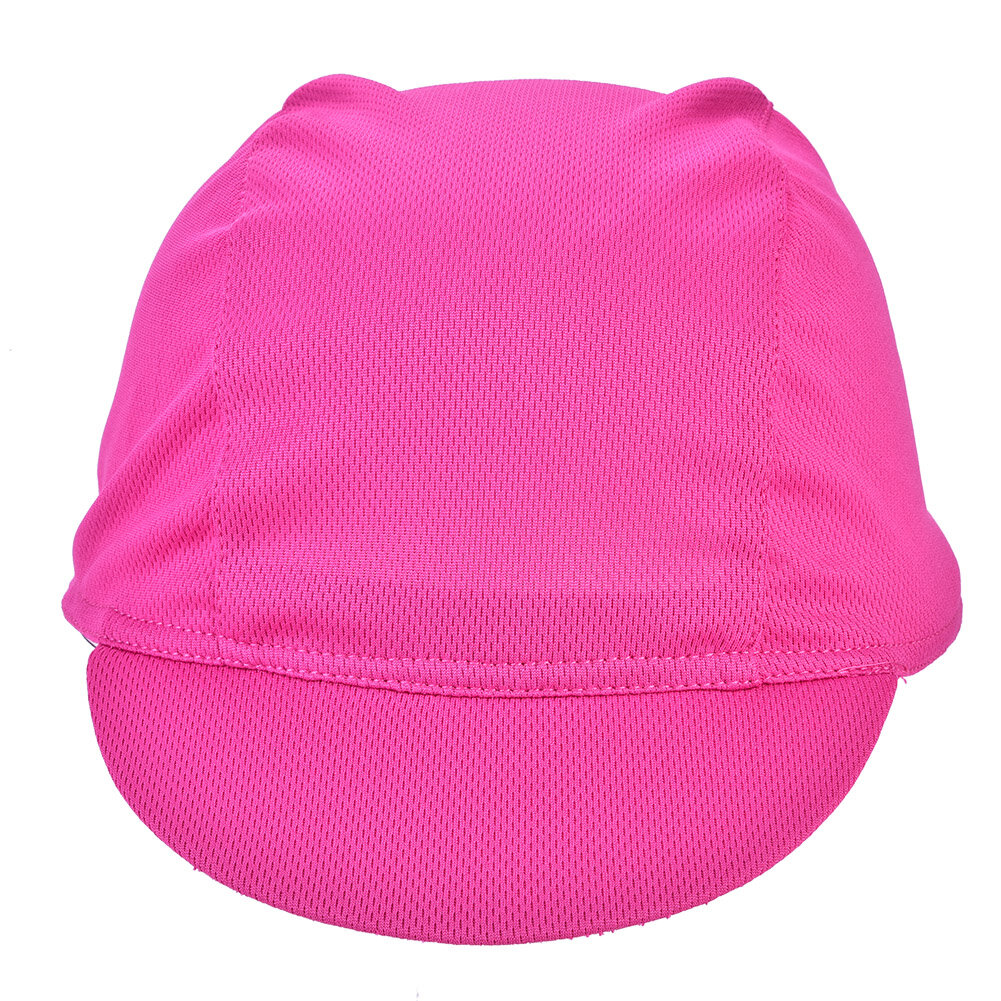 Дышащая быстросохнущая кепка для езды на велосипеде, спортивная шляпа от солнца, велосипедный шлем (розово-красная)