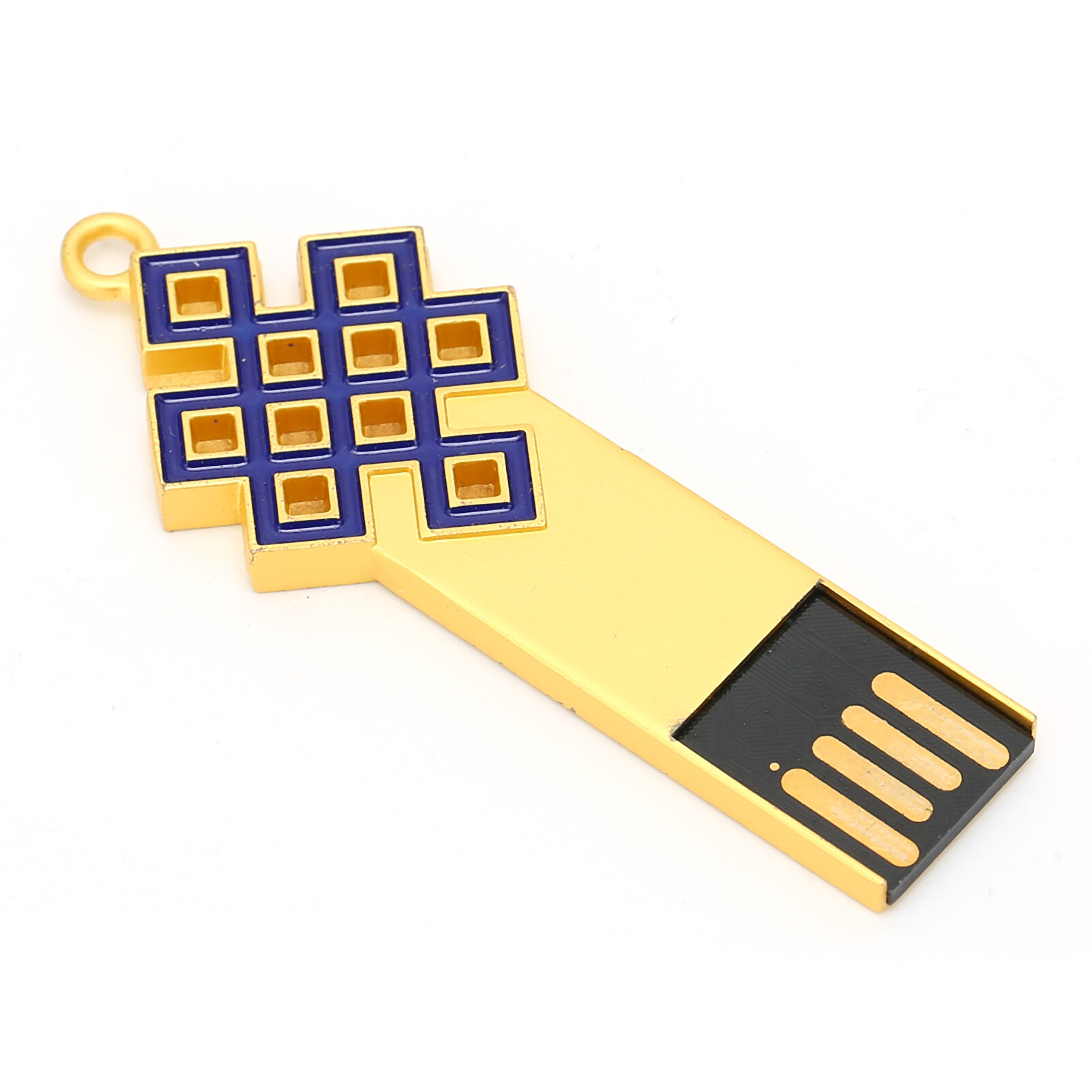 Флешка usb 2 . 0 металлическая водонепроницаемая портативная 128 гб для хранения и передачи данных