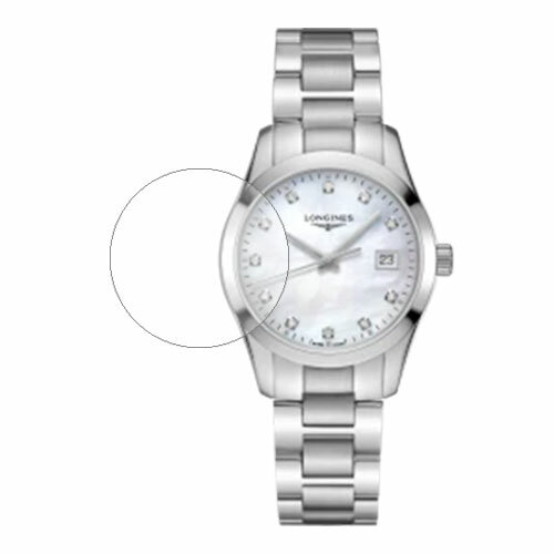 Скрин Мобайл защитный экран для часов Longunes Conquest Classic 34 MM L2-386-4-87-6 из гидрогелевая плёнка прозрачная