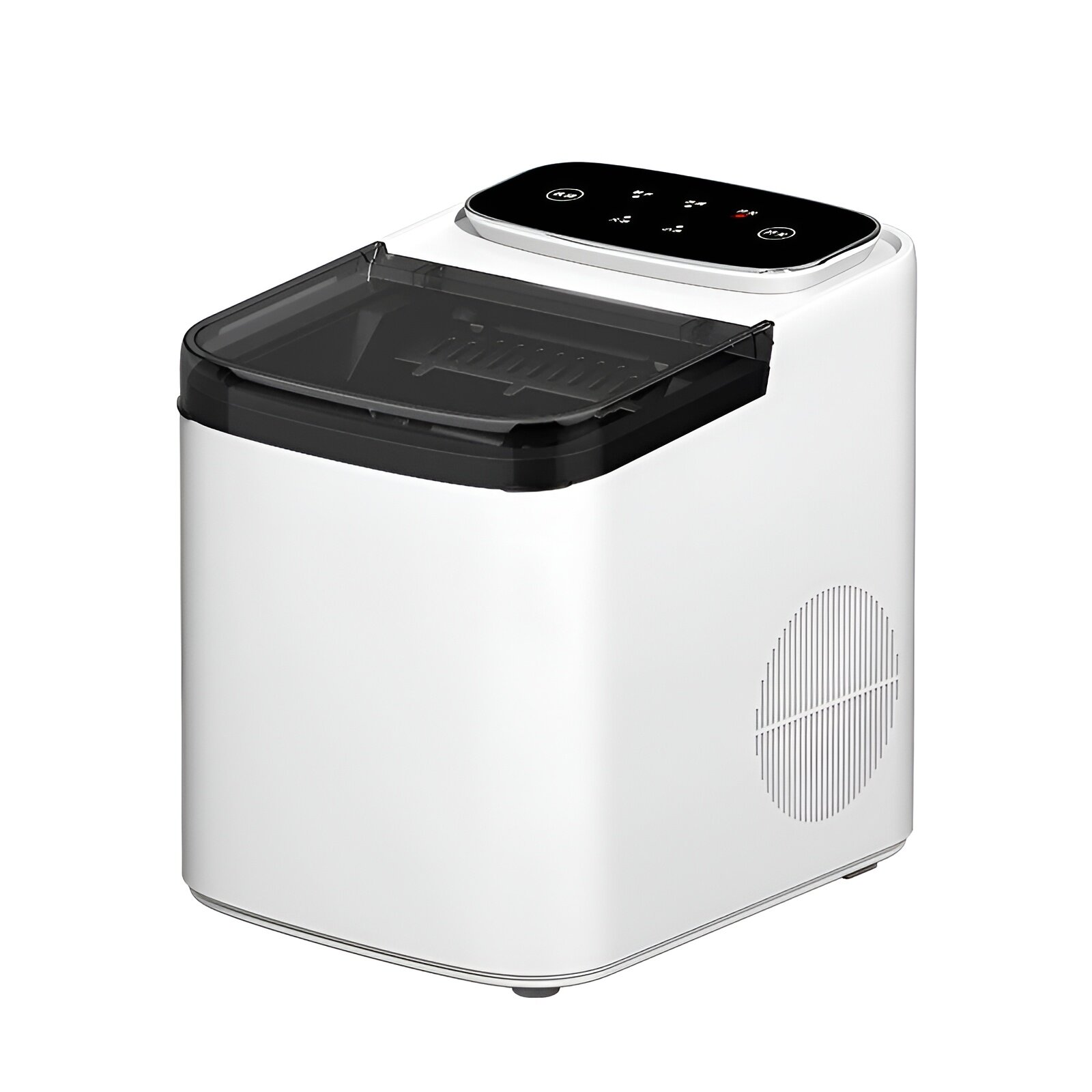 Портативный электрический мини-ледогенератор, пластиковый, 1.2 л