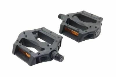 Педали пластик. 111-84мм для BMX (ось диам. 1/2"х1,25) FP-836 (пара) "FEIMIN" со светоотражателями