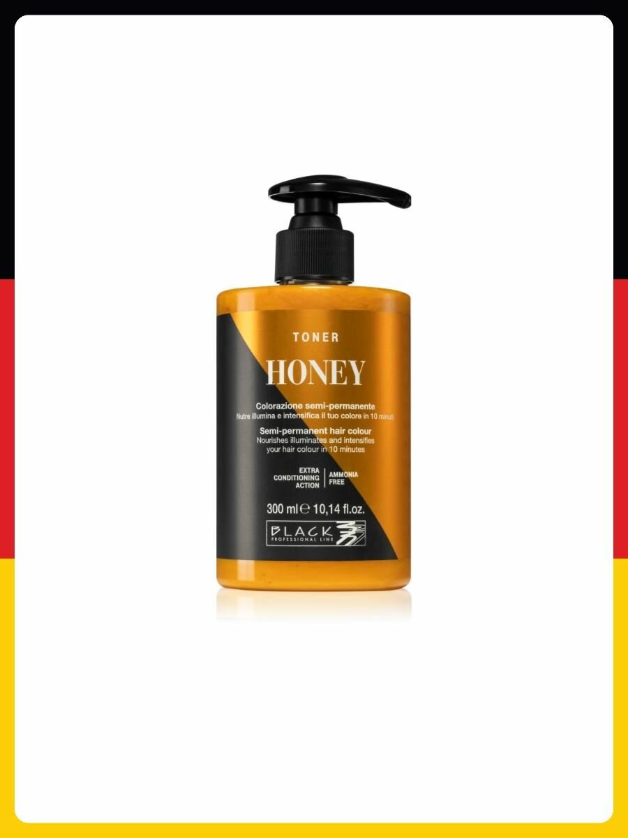 Средство тонирующее Black Professional Line Toner for natural shades Honey, 300 мл