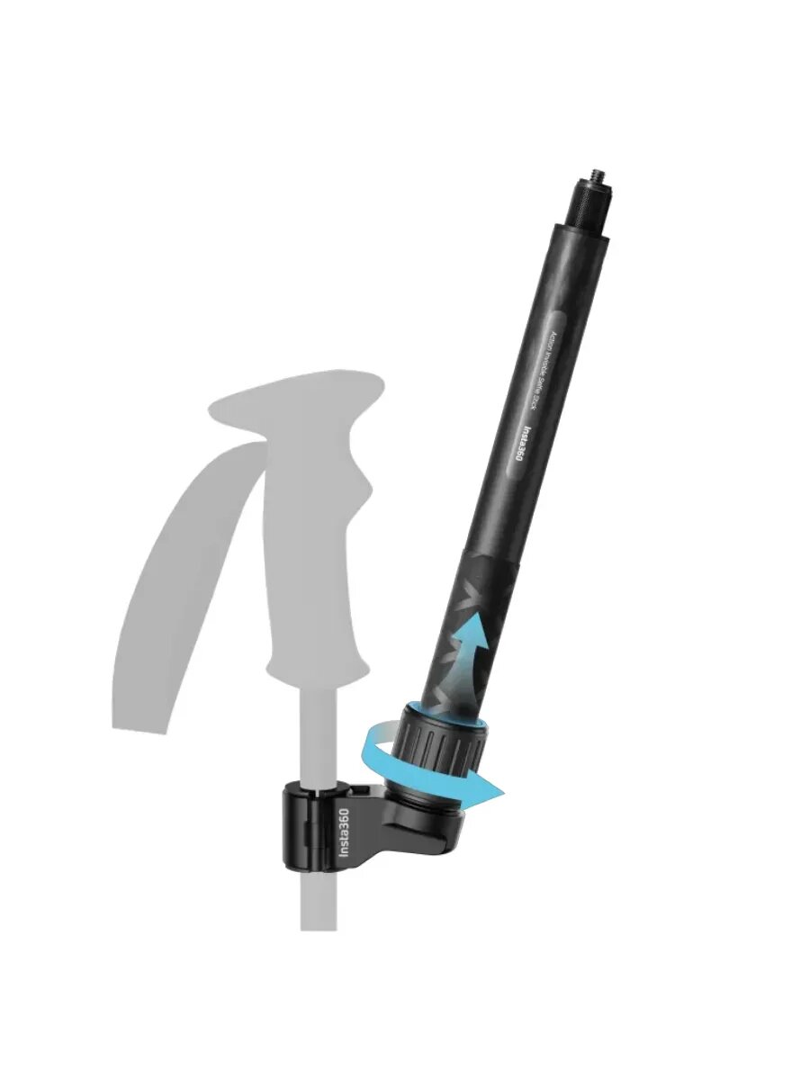 Крепление Insta360 Ski pole mount, для экшн-камеры, с селфи-палкой, 114 см