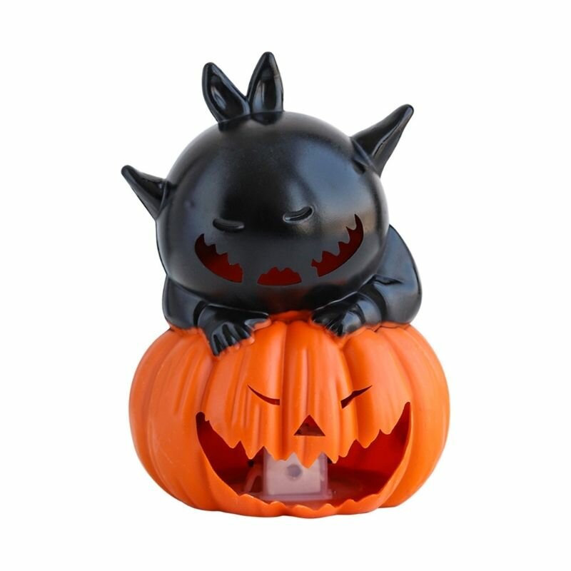 Реквизит для электронного украшения Хэллоуина Black Cat Party Jack-o-lantern