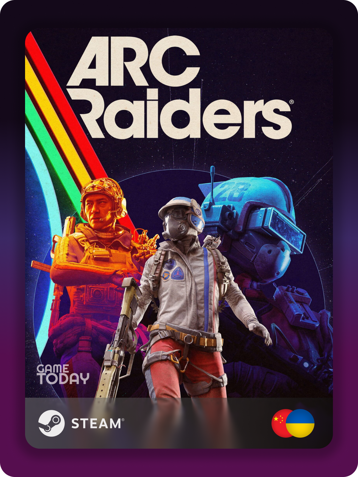 ARC Raiders | Игра в Steam | PC | Ключ | Регион активации Украина и Китай