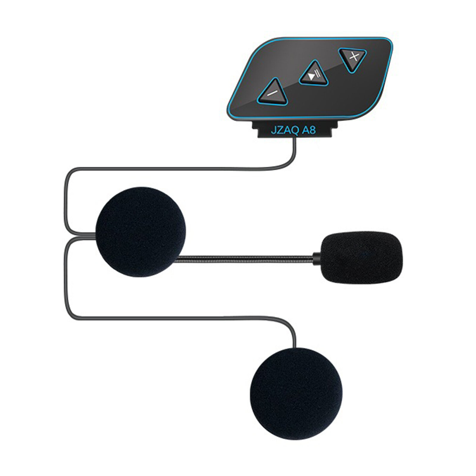 Мотоциклетный гарнитура для шлема беспроводной BT наушники с микрофоном поддерживающие автоматическое подключение наушники для мотоциклетного шлема, размер упаковки 20.5*13.5*3.5см, вес упаковки 300г, в комплект входят 1 * наушники