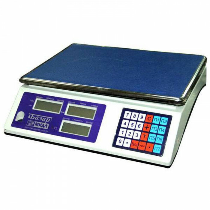 Весы торговые мидл МТ 30 МЖА (5/10; 230х330) "Базар 2(у)"