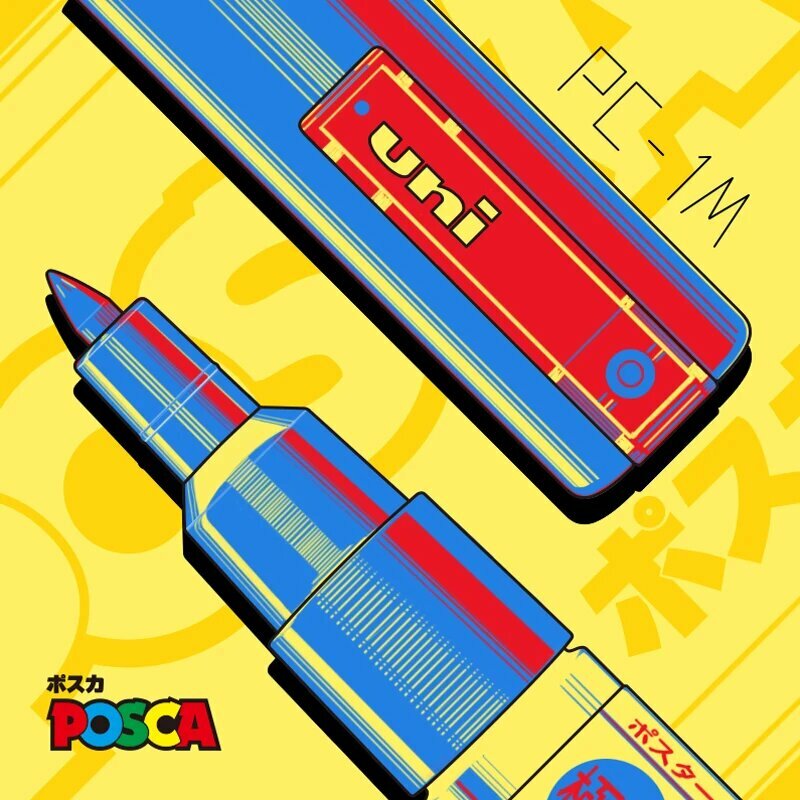 Маркер POSCA PC-1M 0.7мм Coral Powder — фото 1