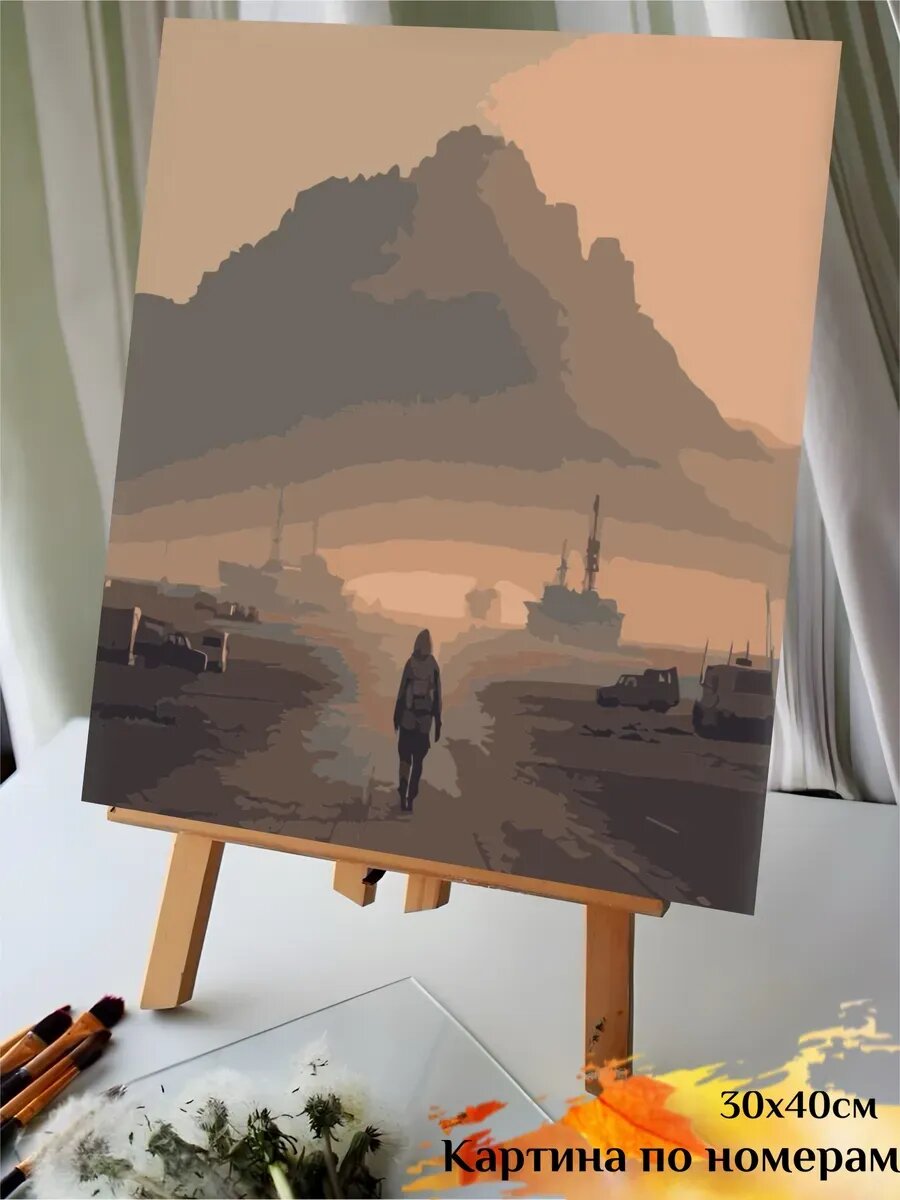 Картина по номерам заброшенный