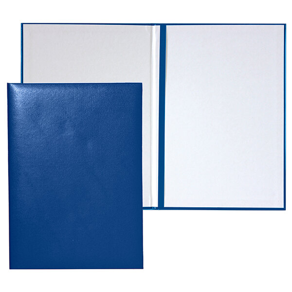 Папка адресная deVente Без нанесения синяя А4, лента, бумвинил, количество: 2 штук
