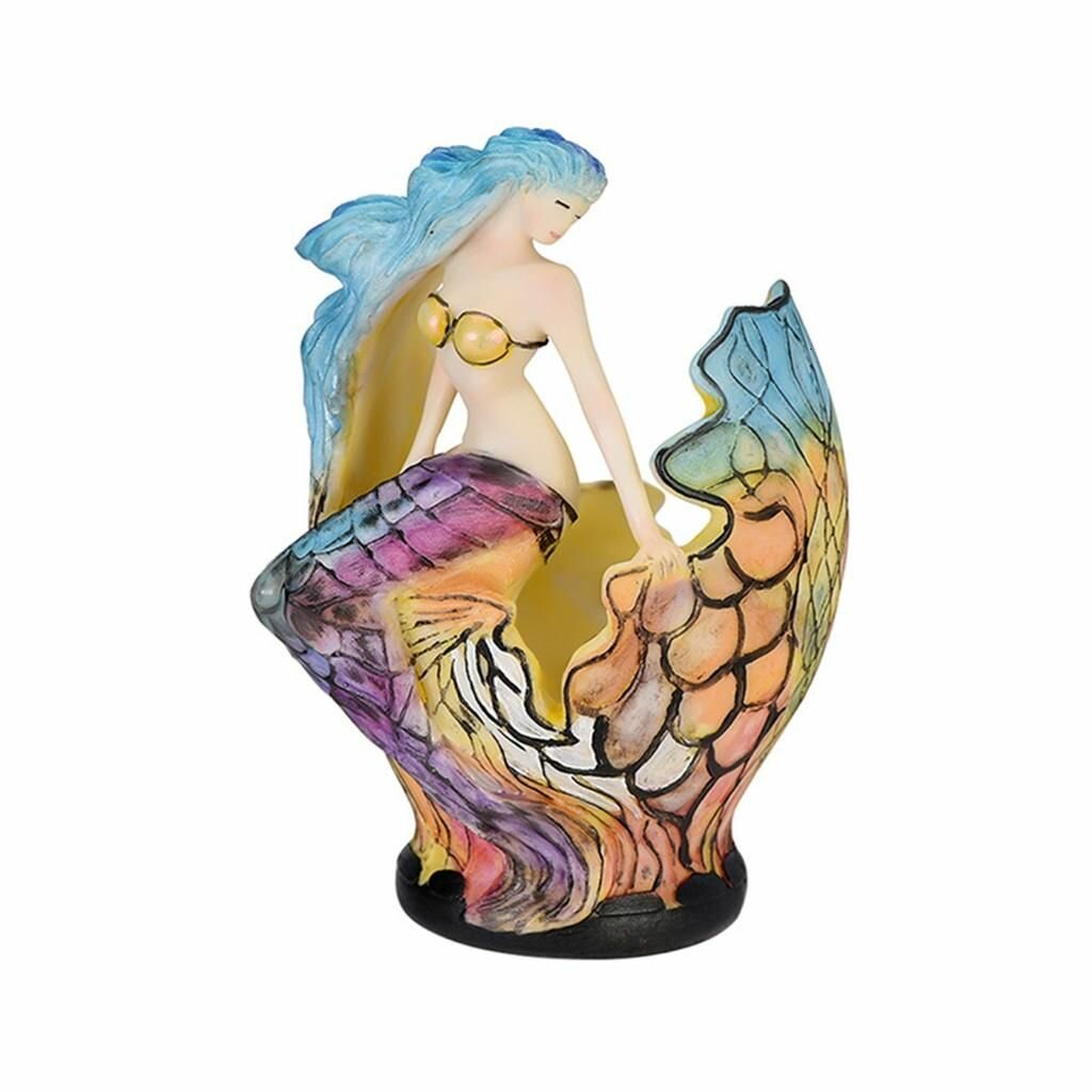 Уникальная настольная лампа из витражного стекла с животными, - E