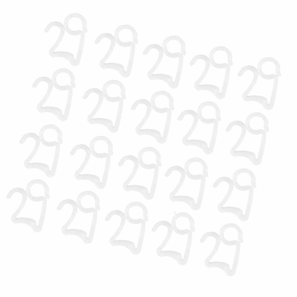 Пластиковые S-образные крючки для гирлянд, - Крючок № 1