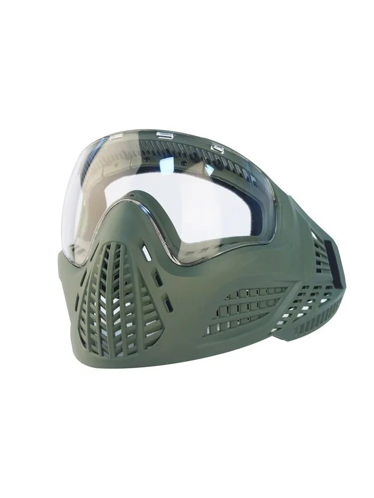 Каска для страйкбола защитная тактическая маска, зеленый цвет
