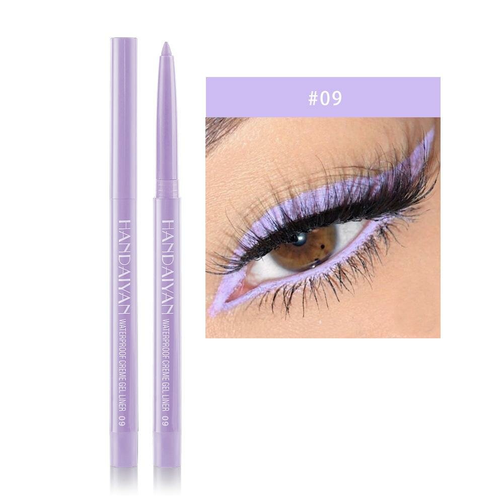 Подводка лайнер для глаз водостойкая цветная, фломастер Color Pen Eye Liner