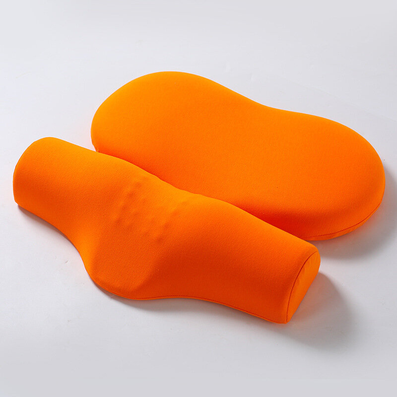 Подушка для шеи, антиарочная подушка, подушка из ПУ пены с эффектом памяти, чехол из чистого хлопка, портативная подушка для поддержки шеи, оптовая продажа подушек для шеи