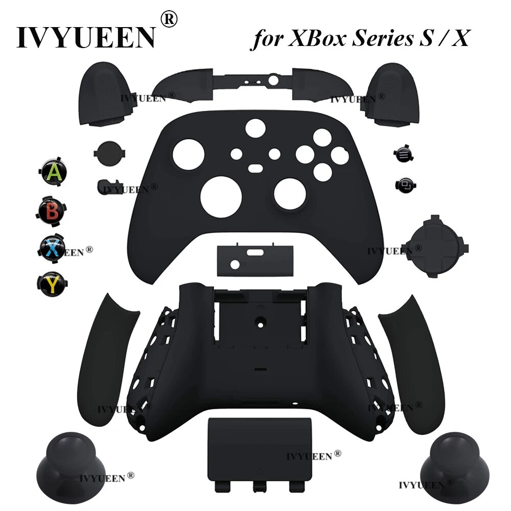 Корпус для контроллера Xbox Series X S IVYUEEN Black Black